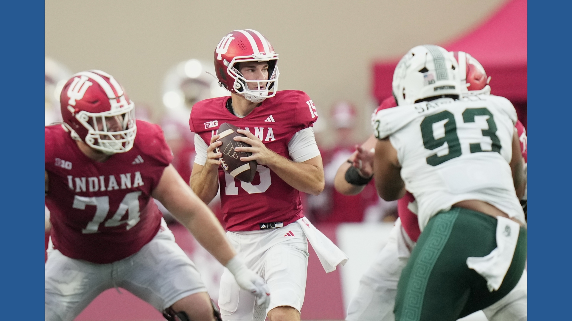 Mendoza throws four TD passes and No. 3 Indiana overwhelms Michigan ...