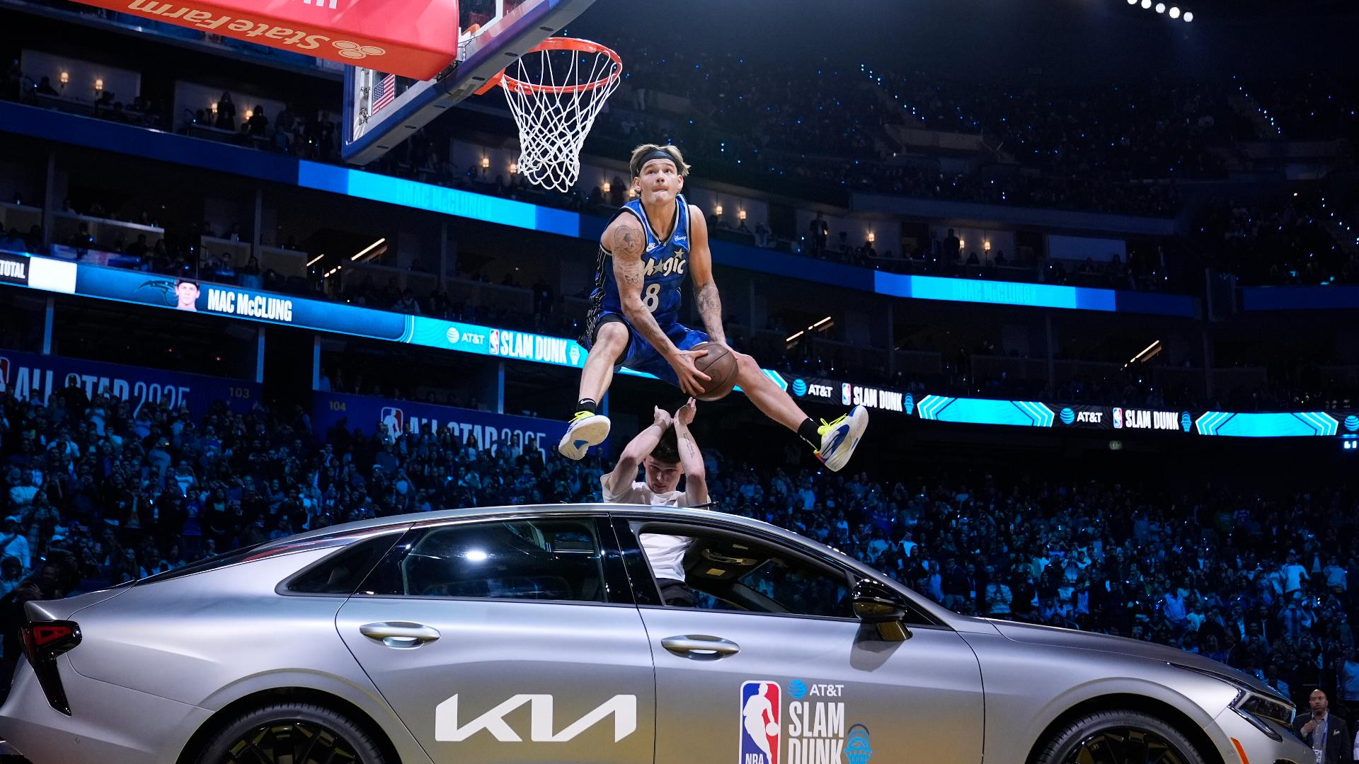 McClung dominates NBA dunk contest with perfect scores | whas11.com