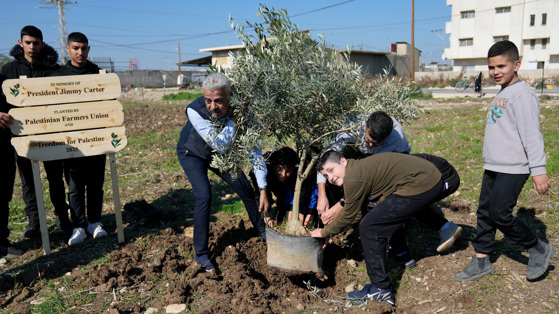 Jimmy Carter commemorated with new West Bank olive grove | whas11.com