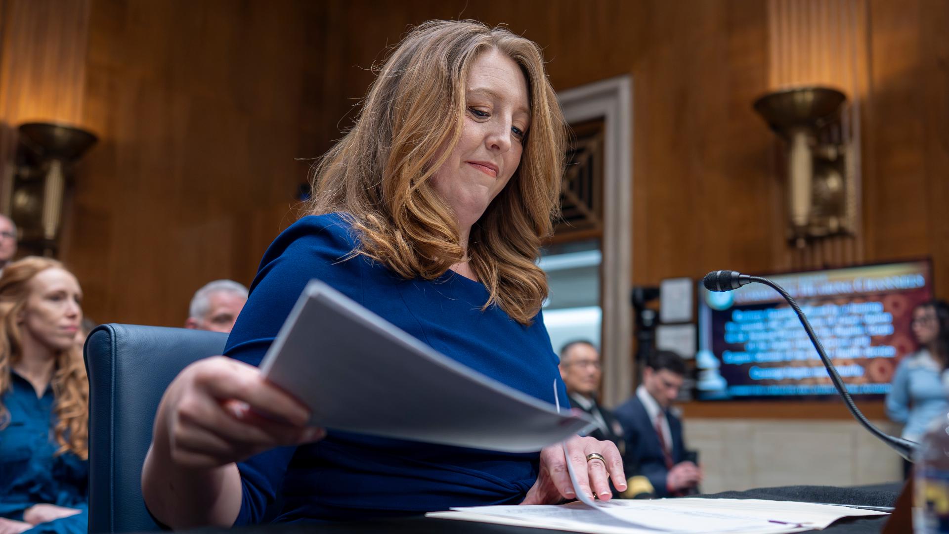 Casey Means faces Senate health committee in confirmation hearing for ...