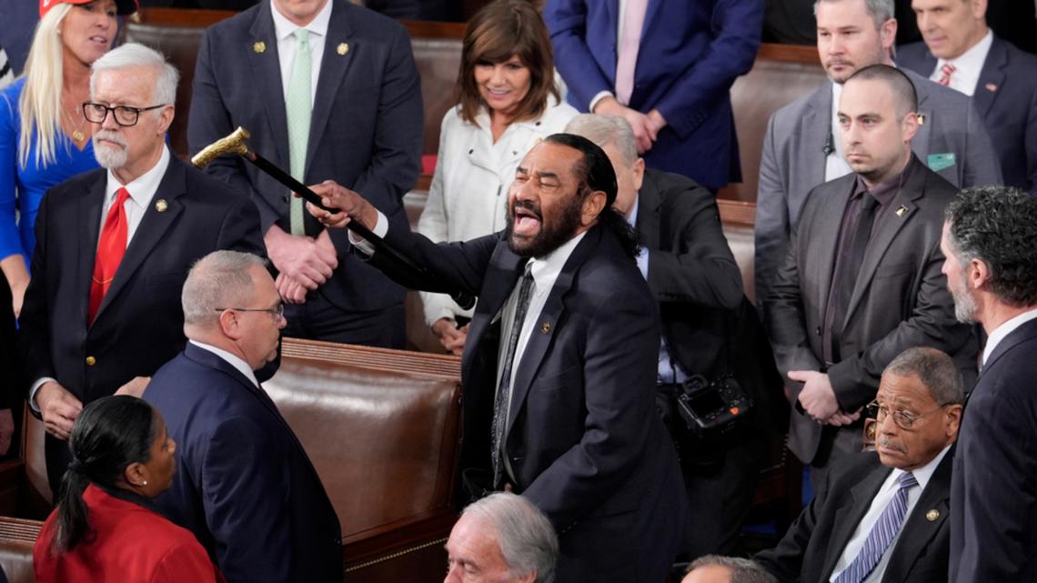 Here's why Al Green was removed during President Trump's speech ...