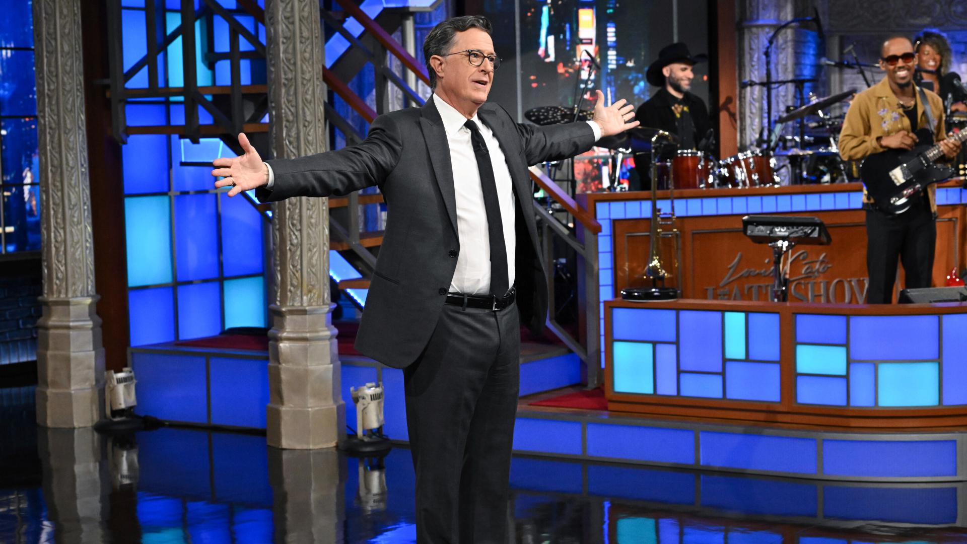 Colbert returns and responds to Trump amid 'Late Show' cancellation ...