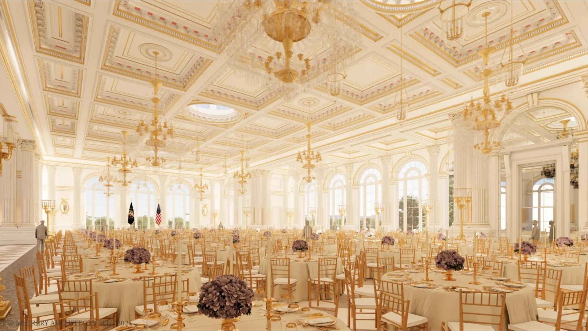 Trump to build a new 90,000-square-foot White House ballroom | whas11.com