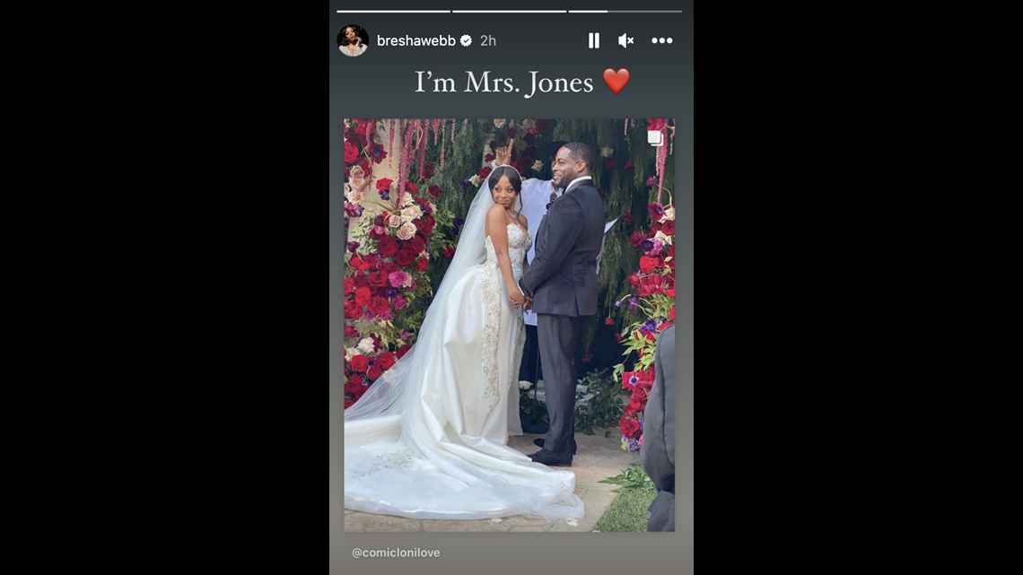 'Run the World' Star Bresha Webb Marries Nick Jones Jr. | whas11.com