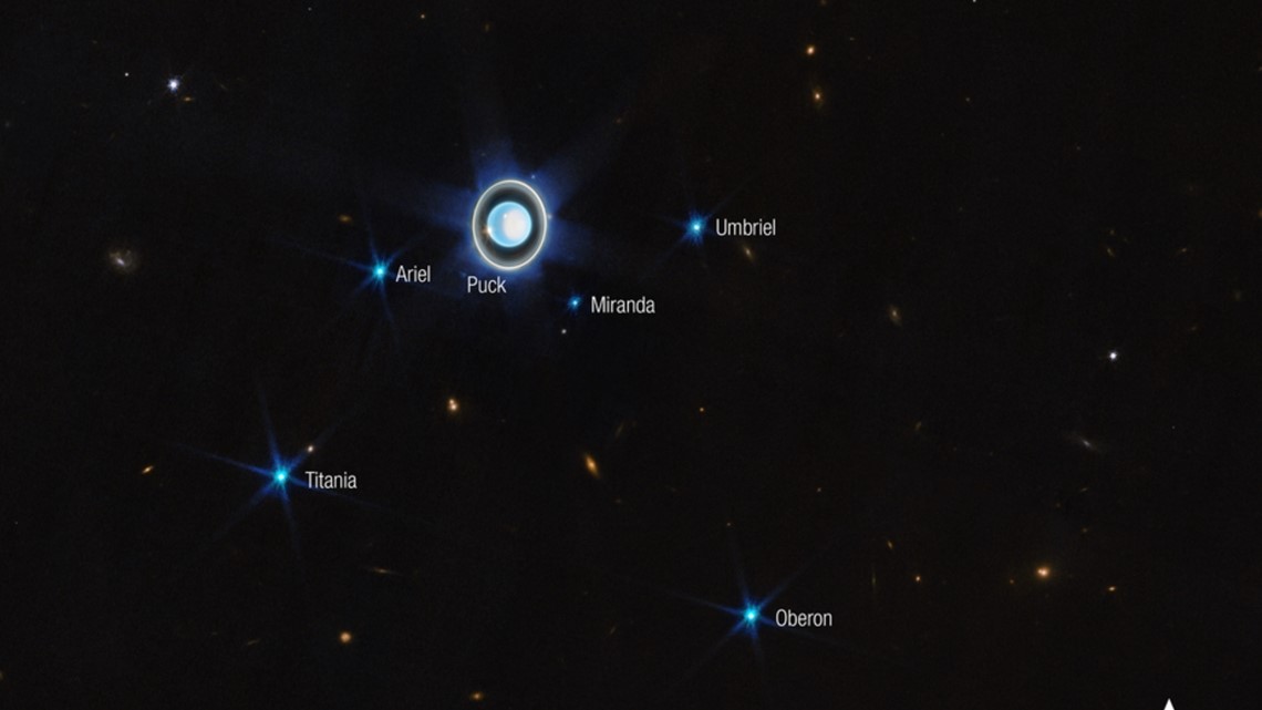 James Webb telescope captures new images of Uranus, its rings | whas11.com