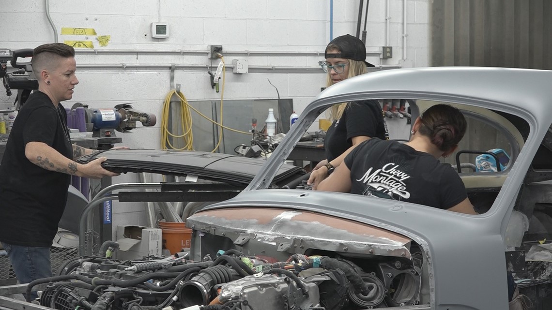 'Girl Gang Garage' inspires women to try automotive trades | whas11.com