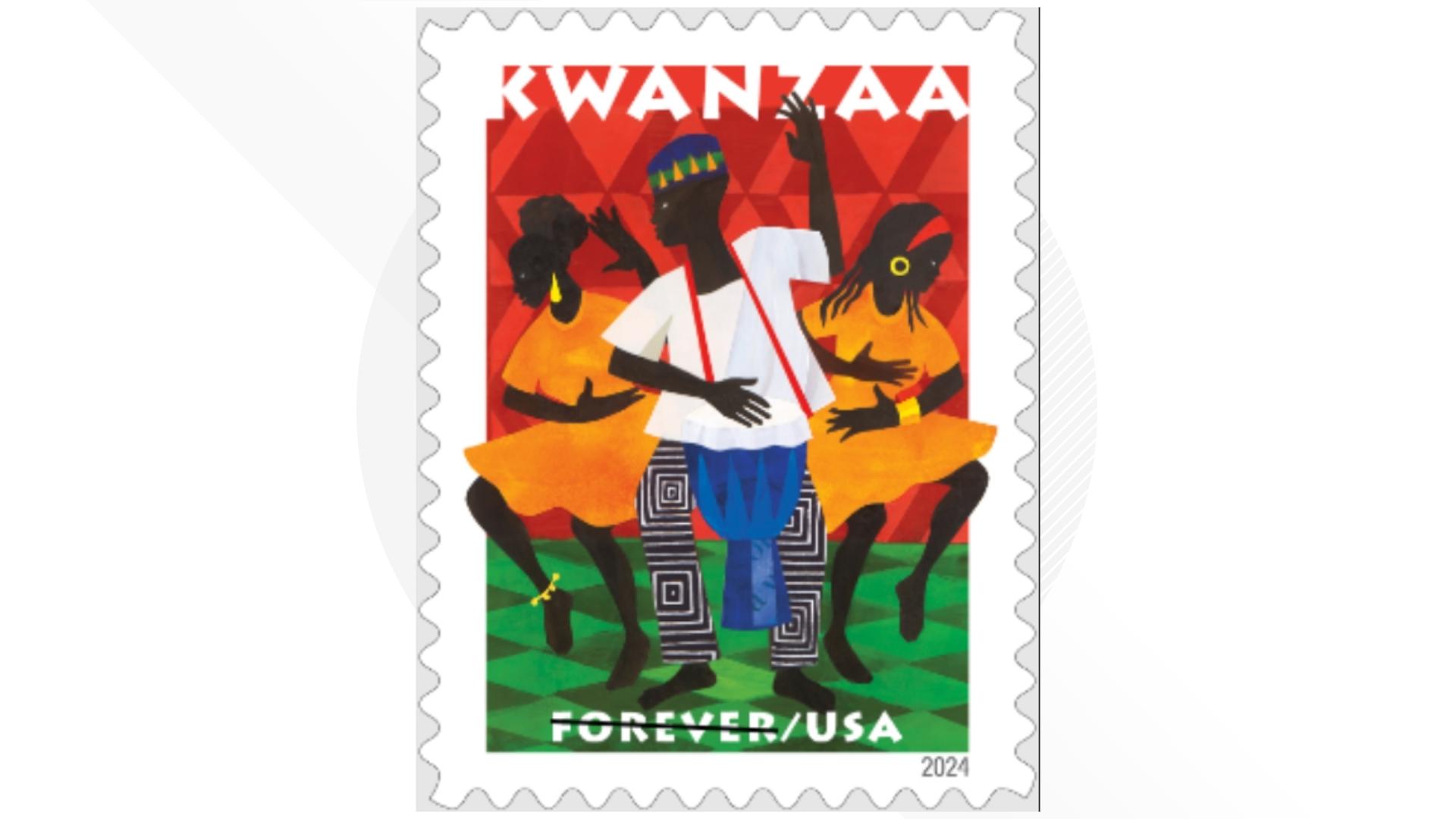 US Postal Service unveils new 2024 holiday season stamps | whas11.com