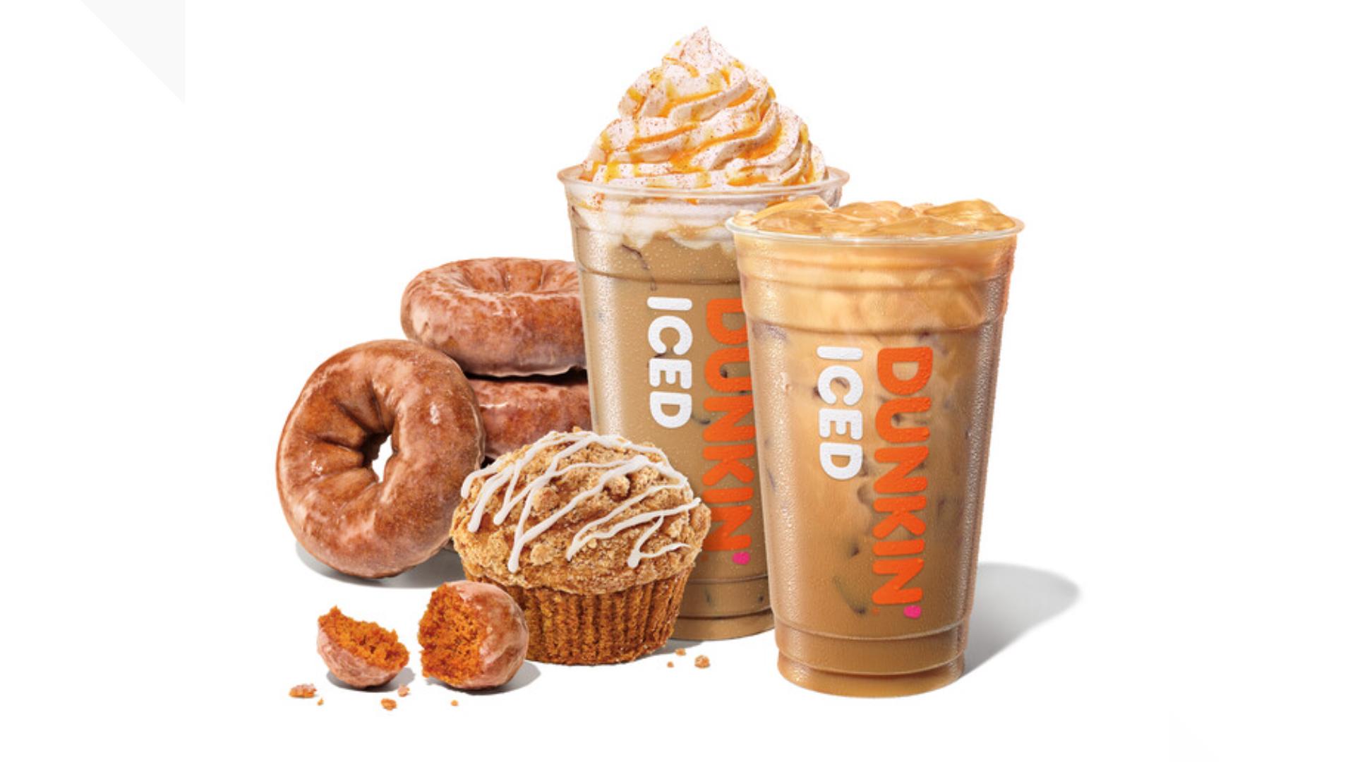 Dunkin Donuts has fall feels with new autumn, pumpkin spice menu ...