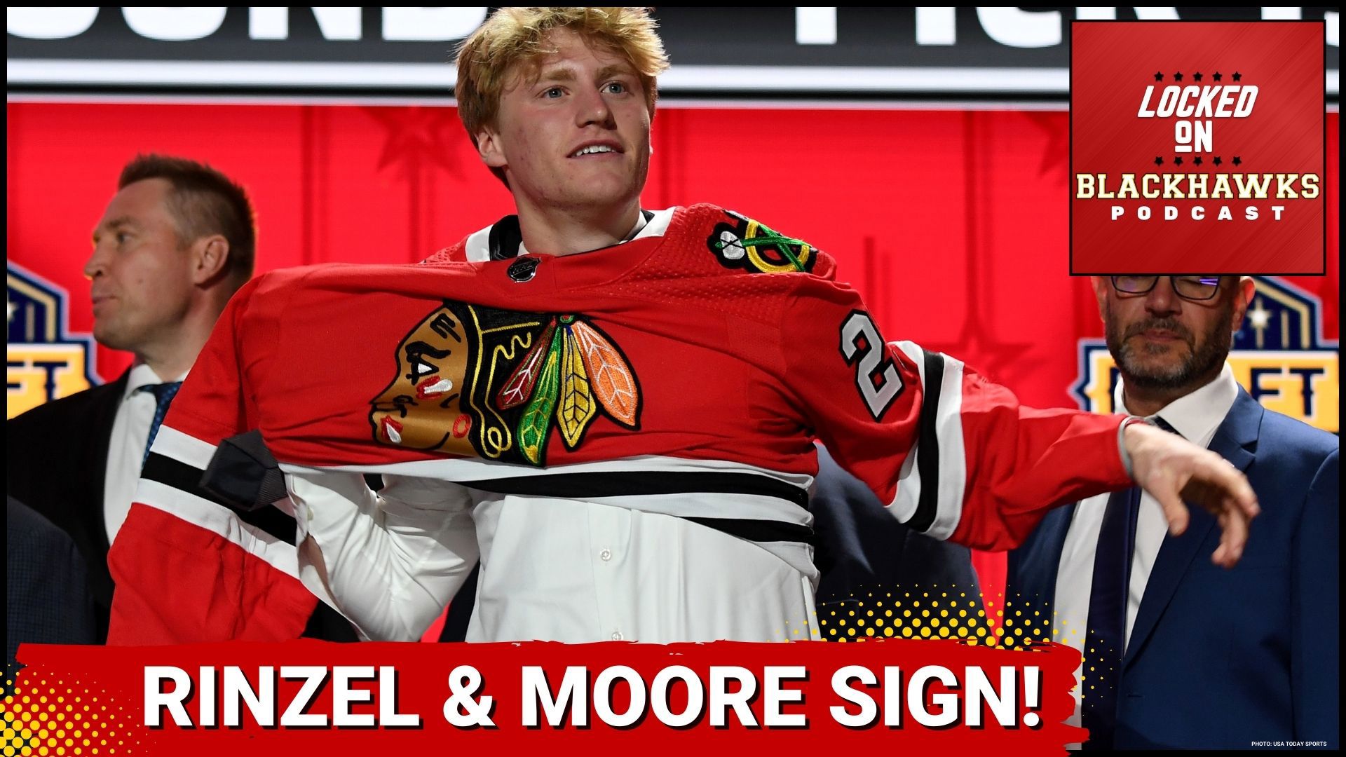 Chicago Blackhawks Sign Sam Rinzel & Oliver Moore | Preview vs. Utah Hockey Club | whas11.com