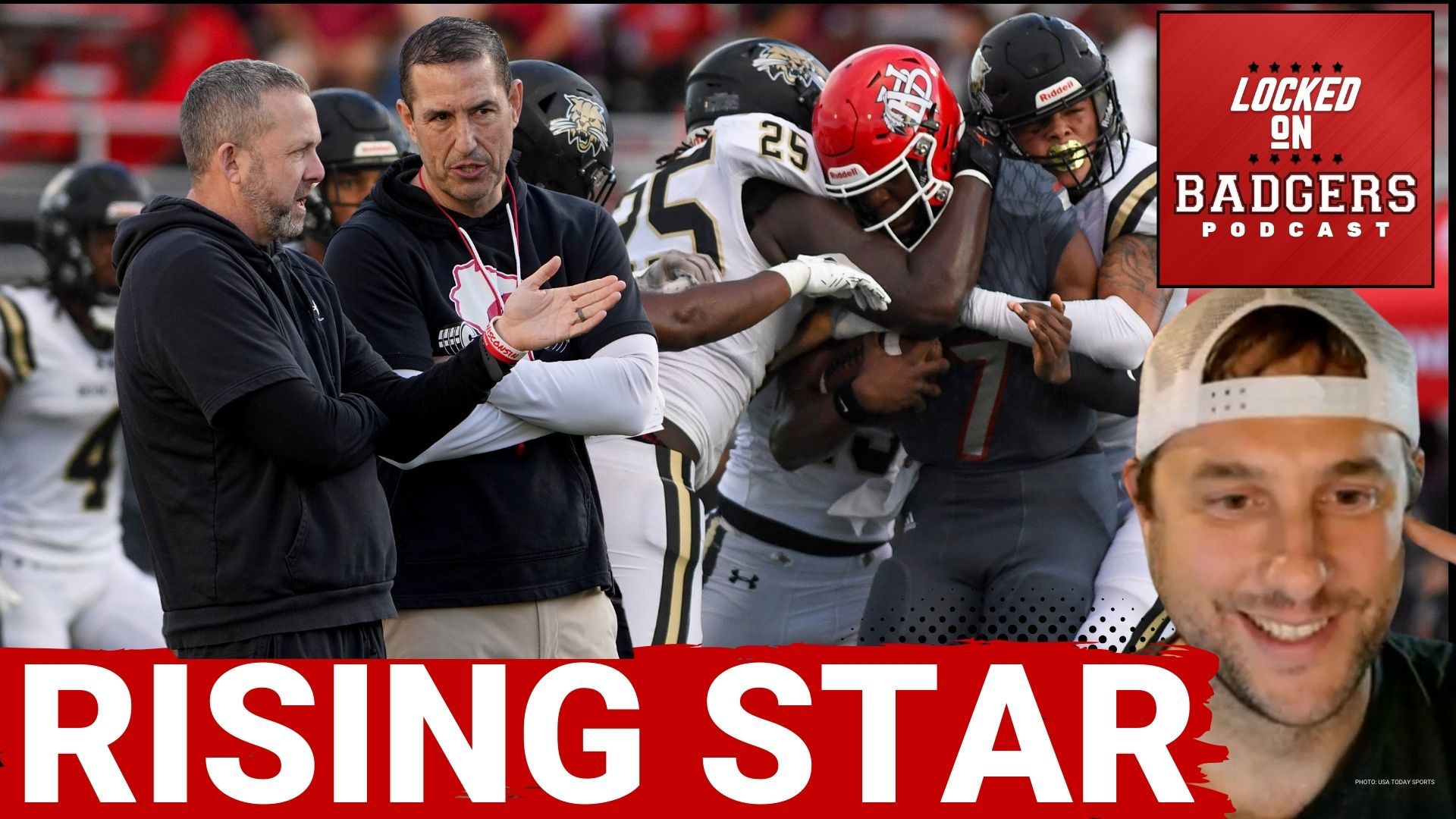 RISING STAR: Nicolas Clayton flashing for Wisconsin Badgers in Spring Practice! | whas11.com