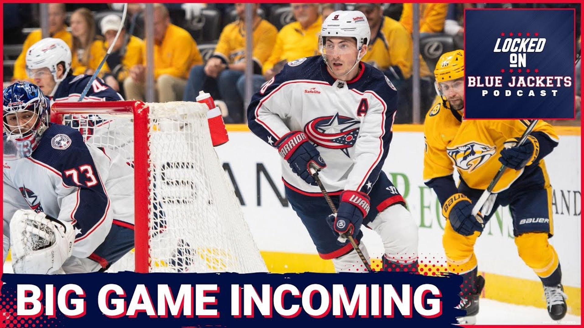 The Columbus Blue Jackets And Detroit Red Wings Warm Up For The Outdoor ...