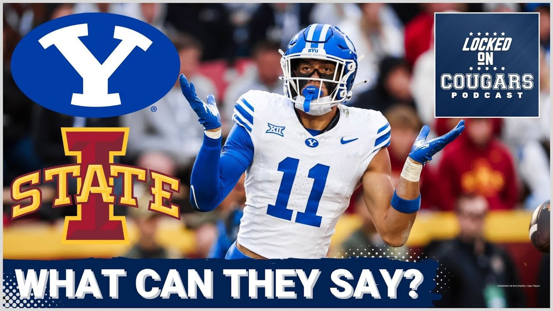 REACTION: #11 BYU Rallies Past Iowa State & is 8-0! | Bear Bachmeier ...