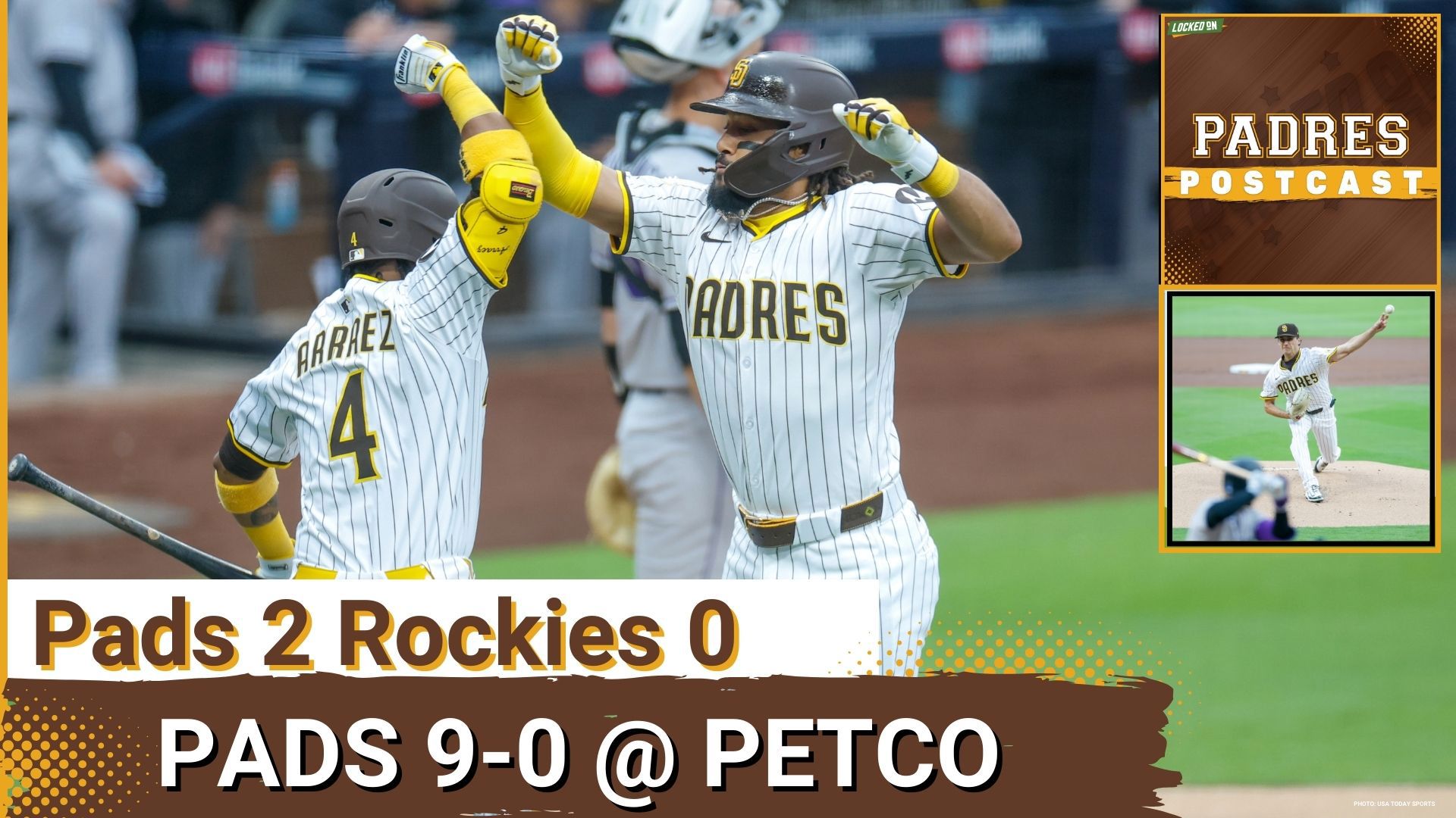 PADRES POSTCAST: Hart Attacks, TATIS + HEYWARD HOMER, Pads 9-0 @Petco ...