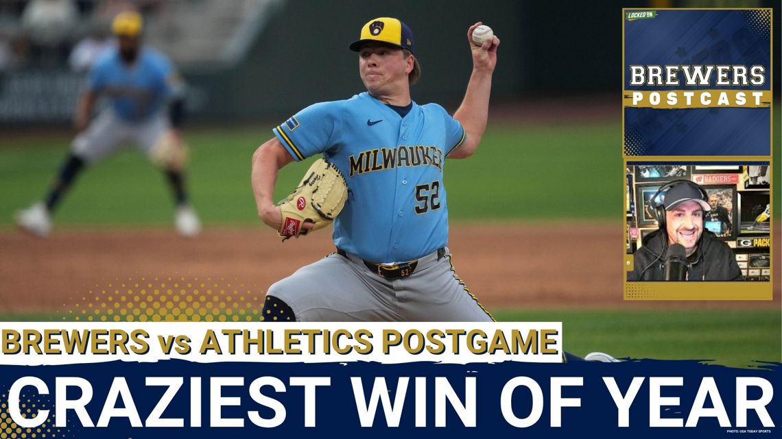BREWERS POSTCAST: Brewers SURVIVE Wild Shootout in Vegas | Milwaukee ...