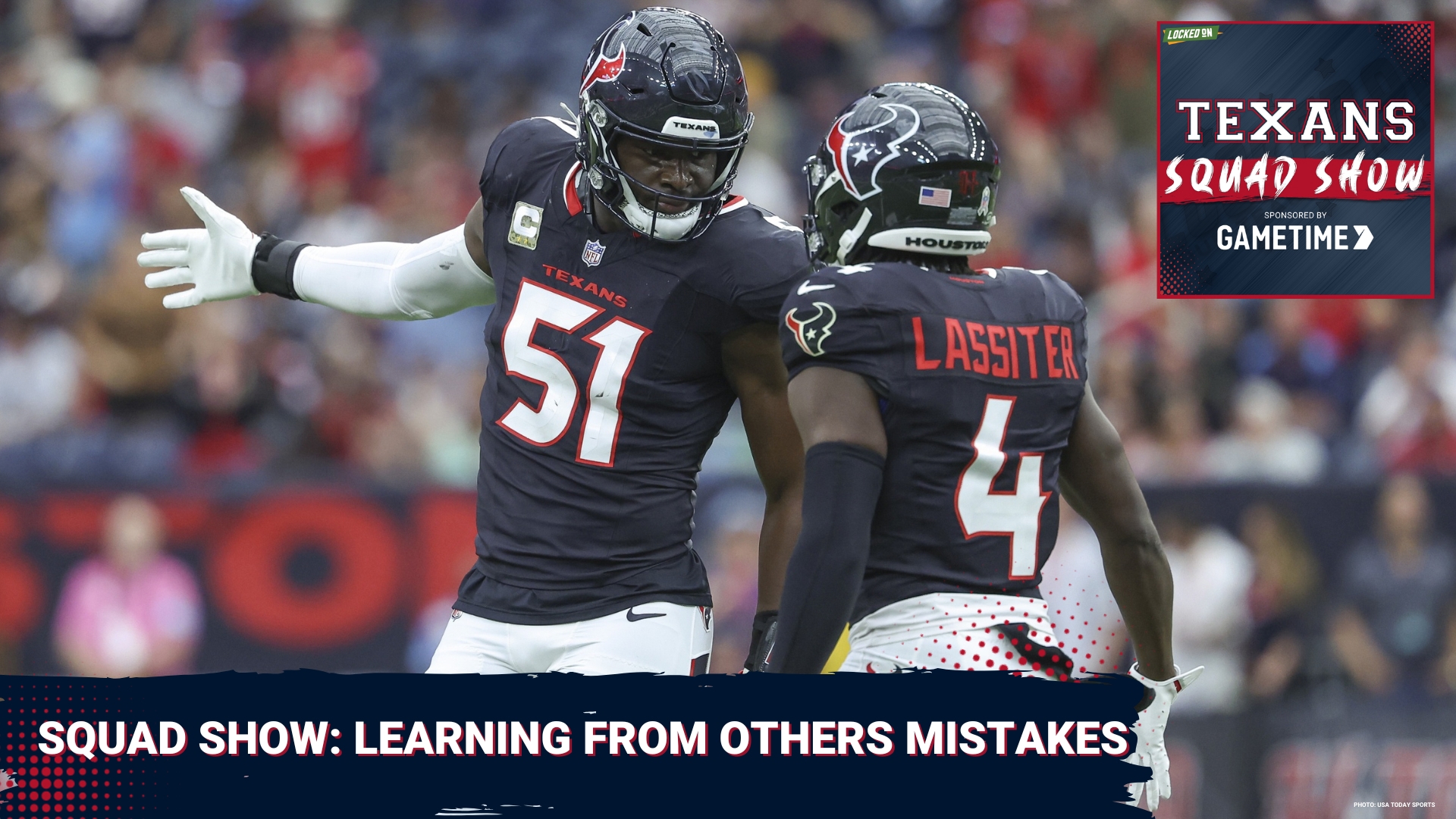 TEXANS SQUAD SHOW: Can The Houston Texans Learn From The Mistakes Of ...