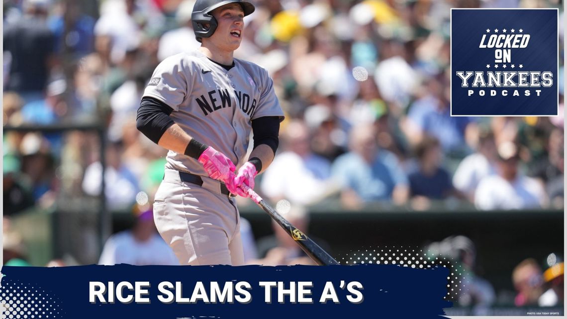 Ben Rice's First Grand Slam POWERS the New York Yankees to a series victory over the Athletics ...