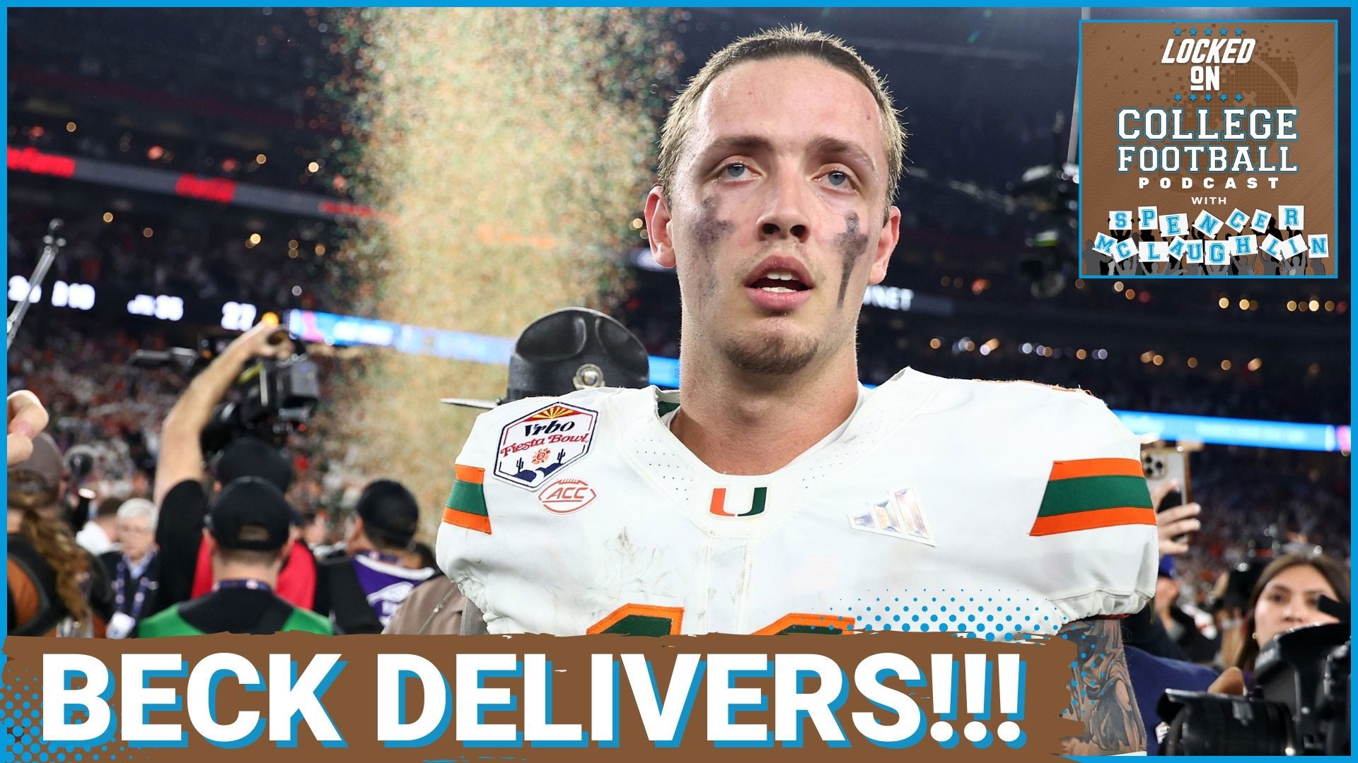 REACTION: Miami PREVAILS in THRILLER vs Ole Miss in Fiesta Bowl, Carson ...