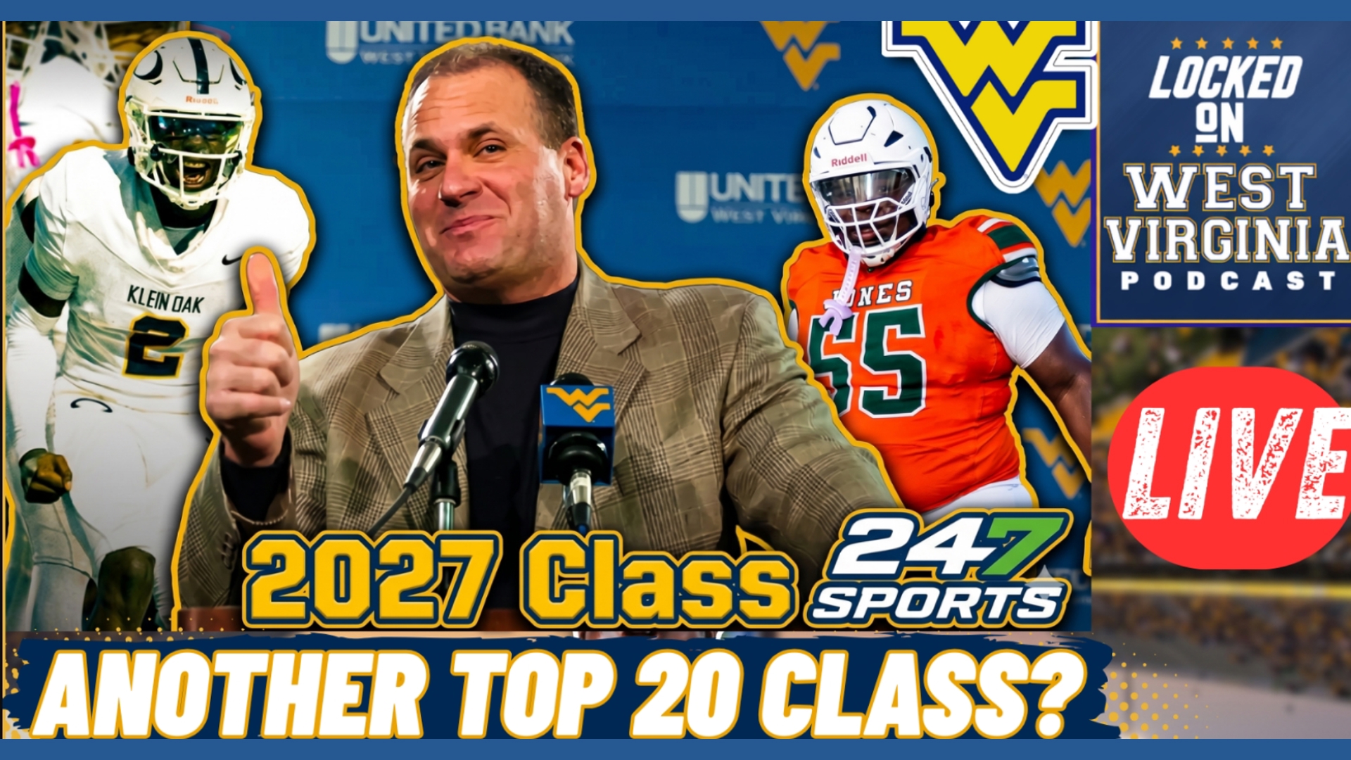 ANOTHER Top 20 Class? Rich Rodriguez Is Building A DAWG Factory At WVU ...
