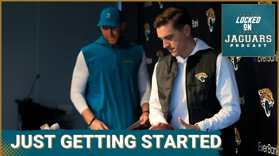 Jacksonville Jaguars GM James Gladstone and HC Liam Coen DISCUSS The ...