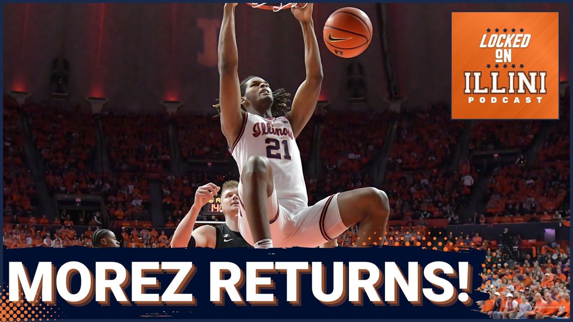 HE'S BACK! Illini Basketball Announces MOREZ JOHNSON JR RETURNS in Time ...