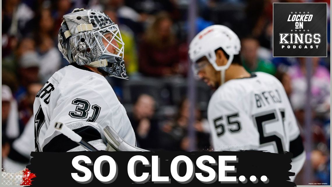 SO CLOSE: LA Kings Hold Nathan MacKinnon & Cale Makar Quiet, Yet Fall ...