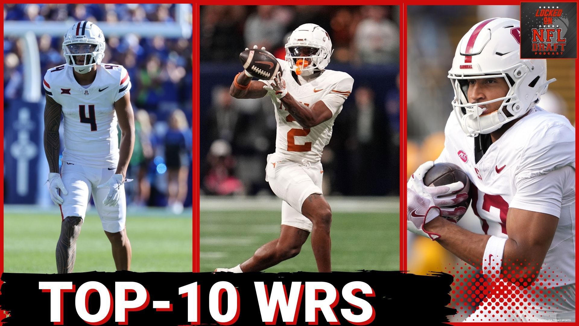 Tetairoa McMillan & Matthew Golden's BATTLE for WR1 of 2025 NFL Draft+Ranking top-10 WRs ...