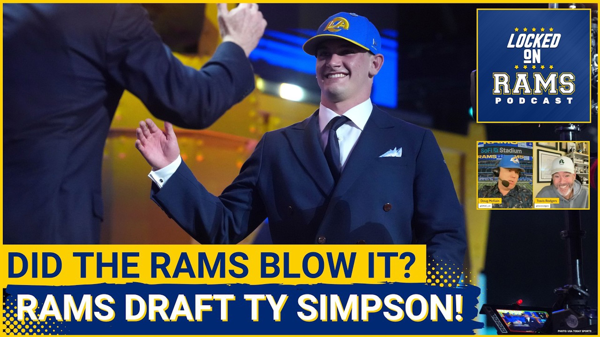 SHOCKER: Rams Draft Alabama Quarterback Ty Simpson, Did the Rams Blow ...