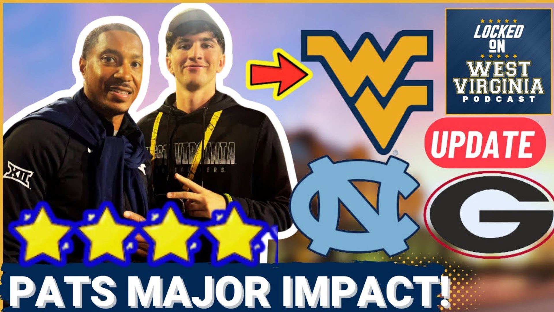 4 Star QB Mcwhorter could choose WVU over Georgia and UNC bc of PAT WHITE! | whas11.com