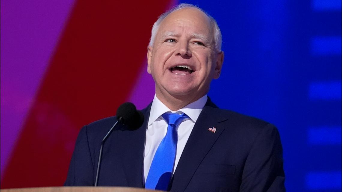 Gov. Tim Walz left unharmed after motorcade crash in Milwaukee | whas11.com