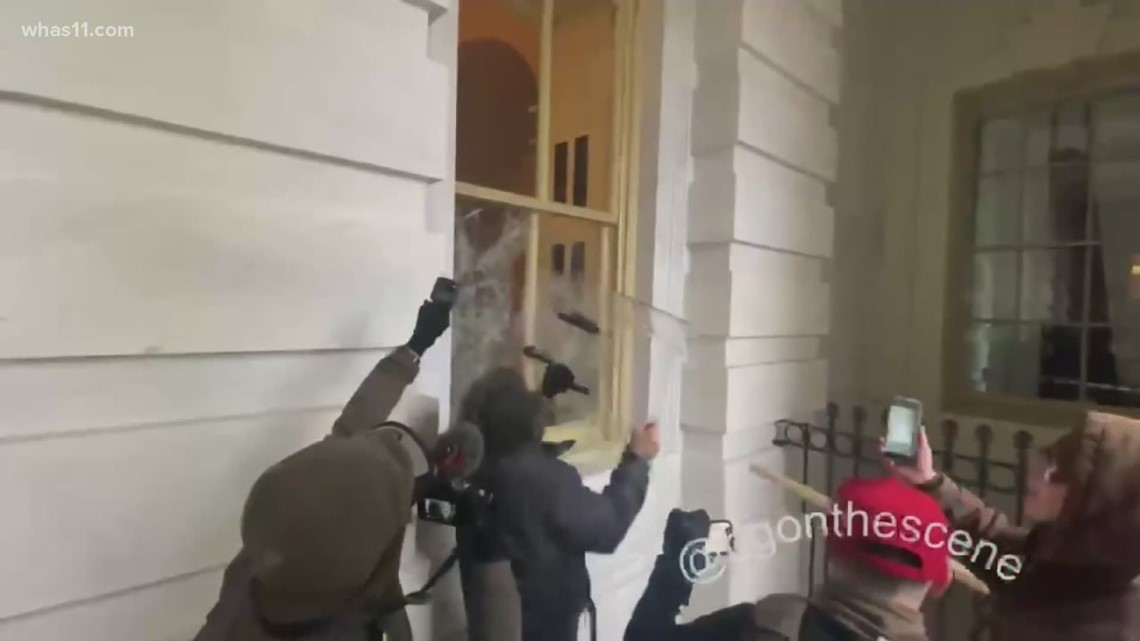 Damage left after riot at U.S. Capitol | whas11.com