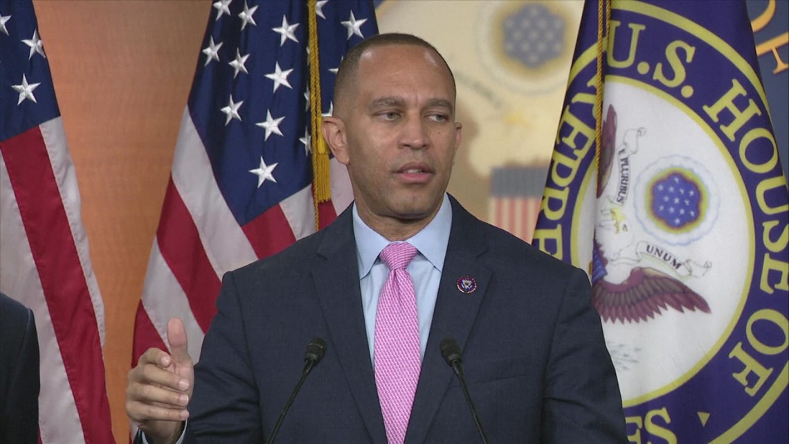 Hakeem Jeffries elected to lead House Dems after Pelosi | whas11.com Hakeem Jeffries elected to lead House Dems after Pelosi | whas11.com
