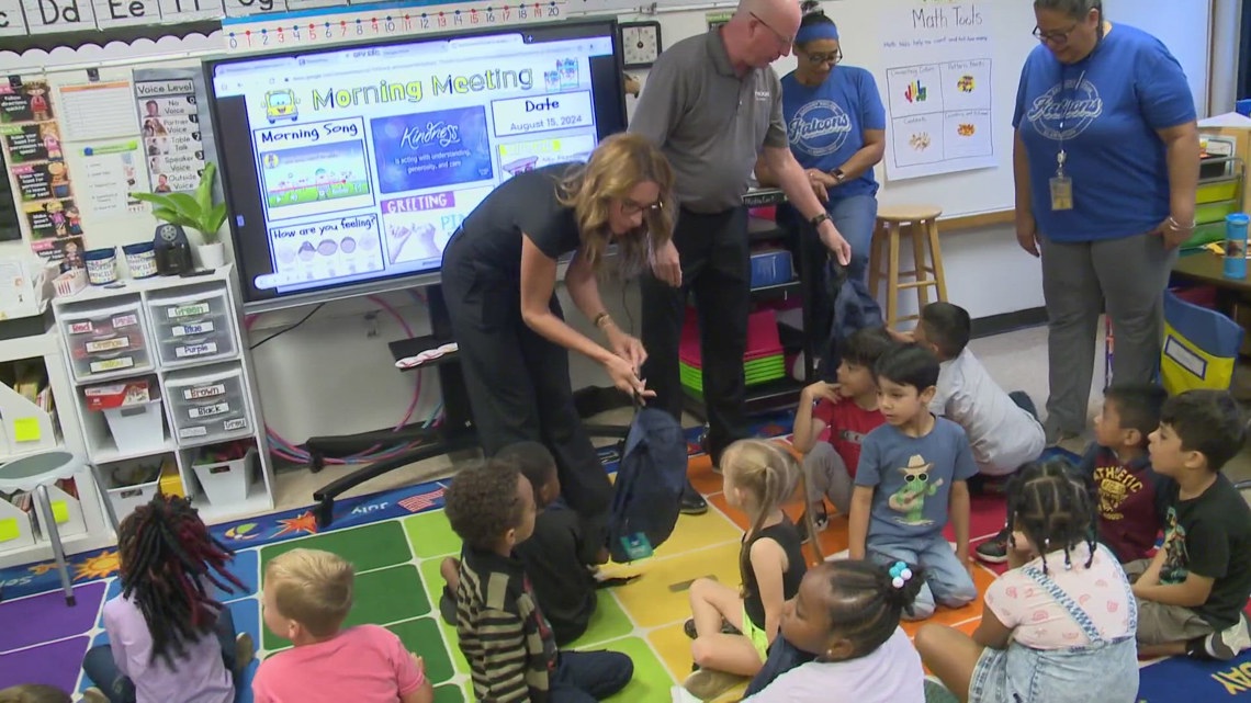 Every student at Zachary Taylor Elementary School gifted a backpack ...