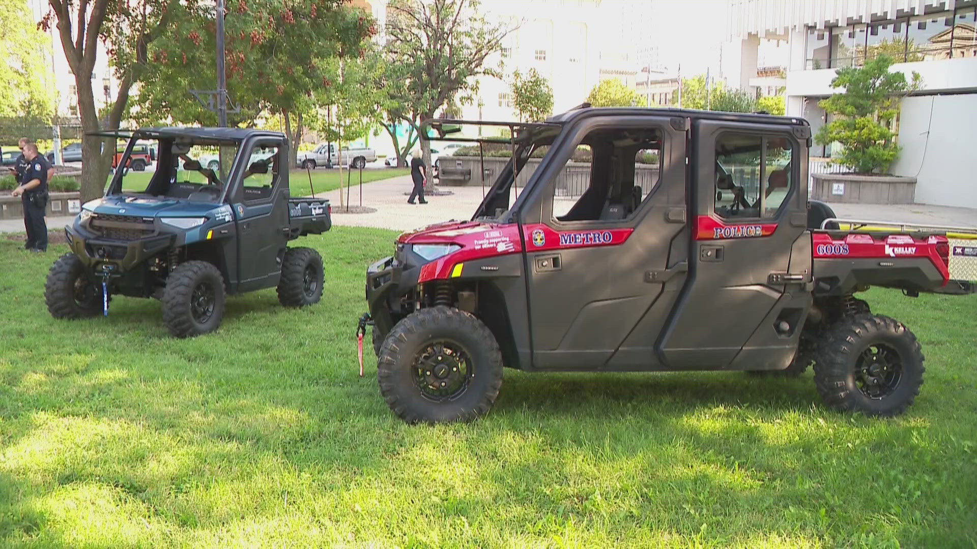 Metro Police unveil new vehicles for downtown patrol | whas11.com