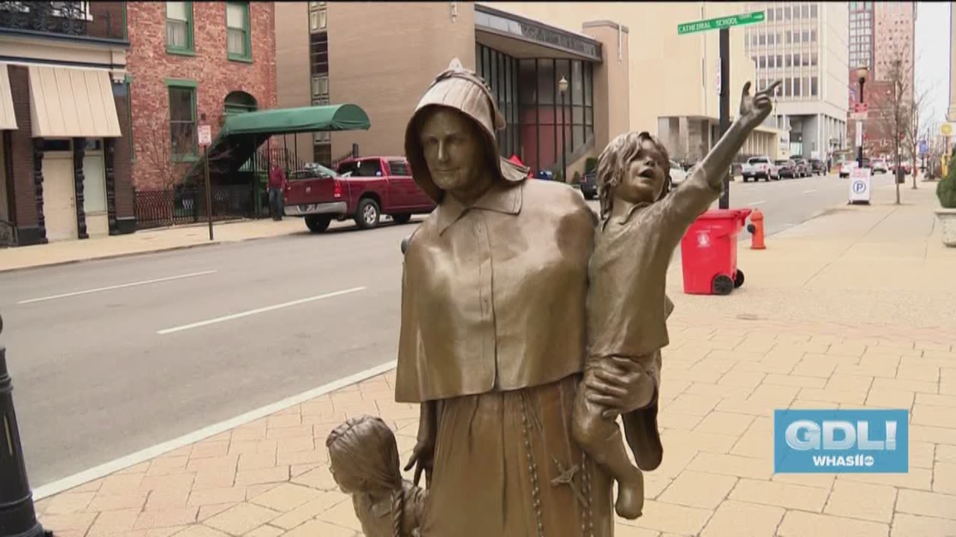 Mother Spalding statue makes Louisville history | whas11.com