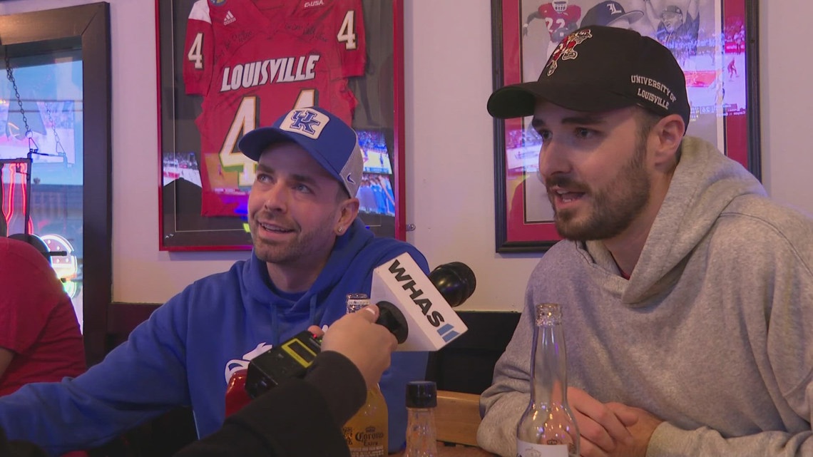 Louisville and Kentucky fans flock to bar to watch rivalry game ...