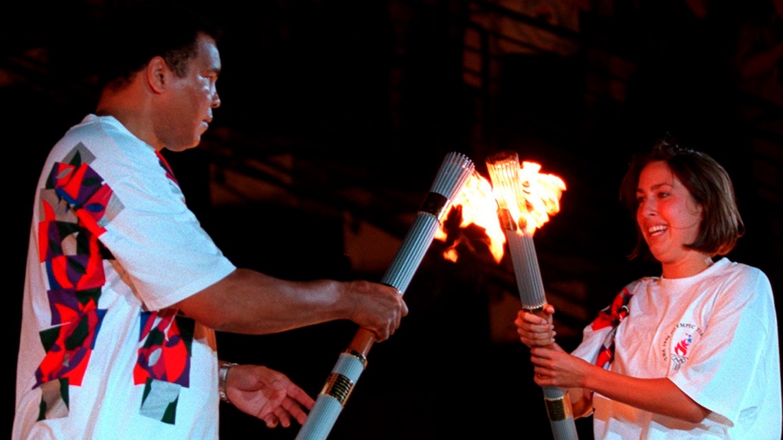 Muhammad Ali greatest moment sparking the 1996 Olympic torch | whas11.com