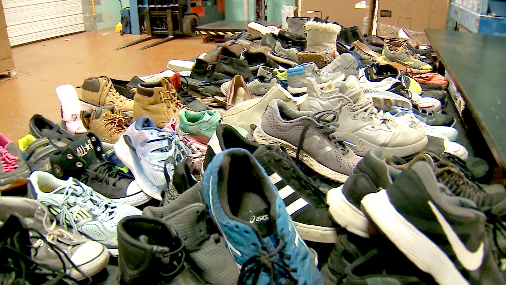 WaterStep collecting shoes to provide clean drinking water | whas11.com
