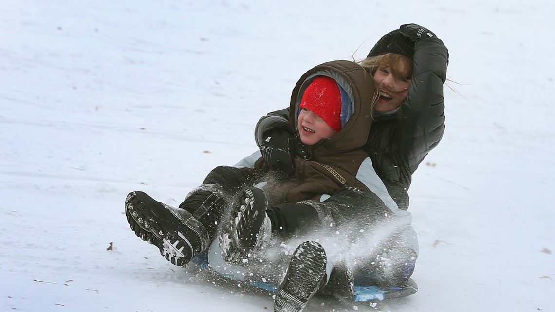 Designated sledding hills and safety tips released ahead of weekend ...