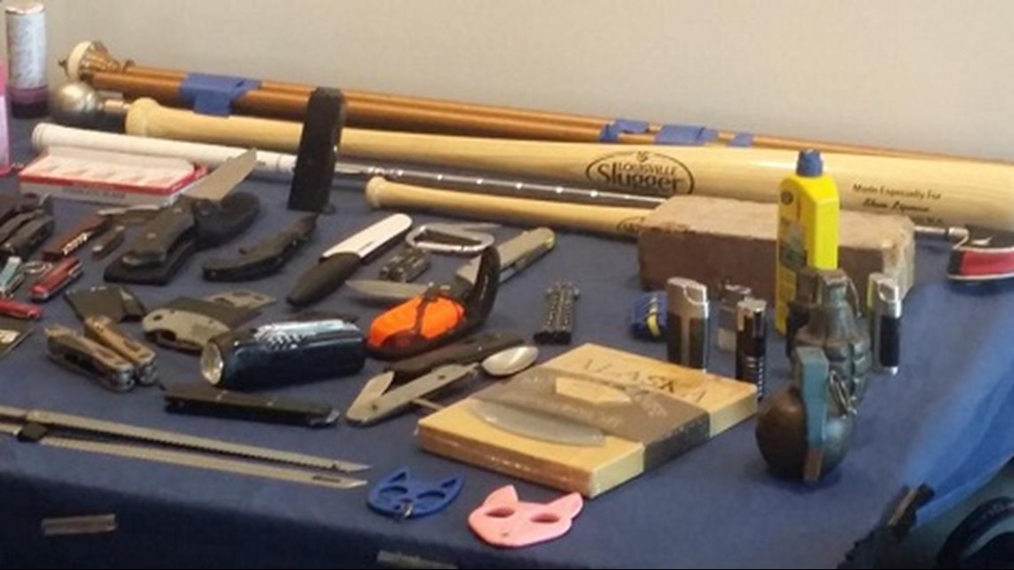 From bottles to chainsaws: Hundreds of items confiscated by the TSA ...