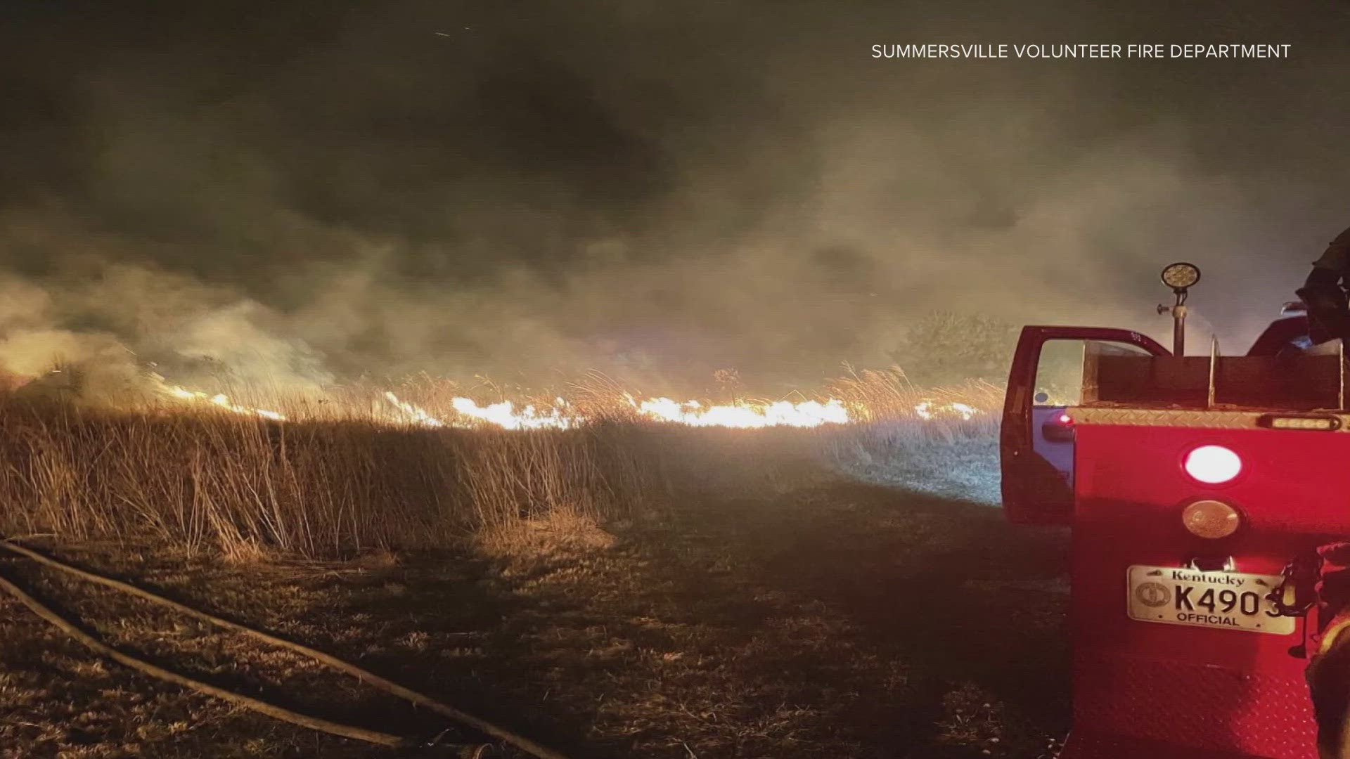 Green County fire scorches acres of land in Kentucky: PHOTOS | whas11.com