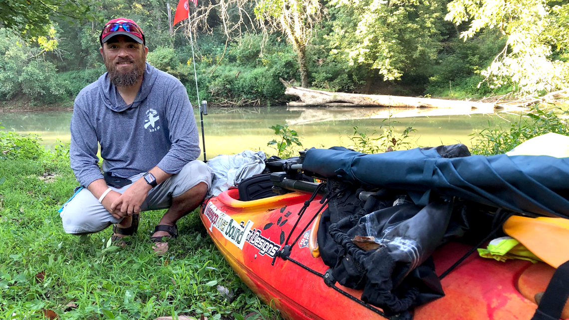Mission accomplished: Kayaker completes Ohio River journey | whas11.com