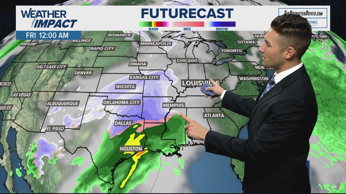Kentucky weather forecast: How much snow are we getting on Friday ...