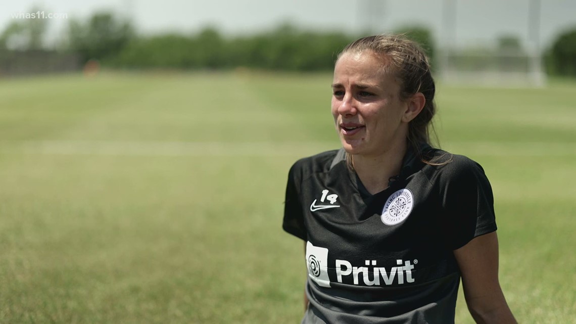 Racing Louisville FC's Nealy Martin defies odds on pitch | whas11.com