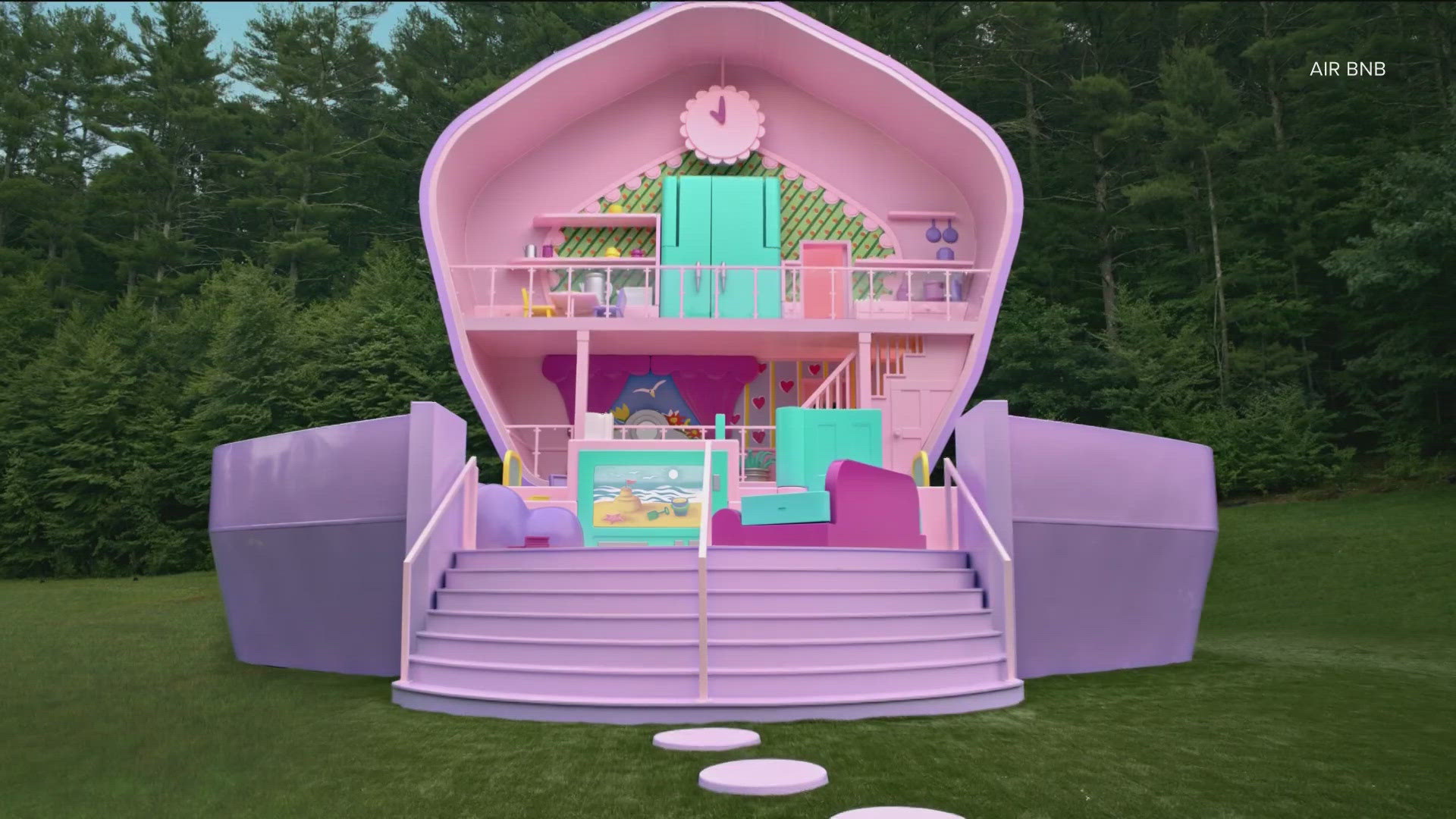 Life-sized Polly Pocket house for rent at Airbnb; Here's where | whas11.com