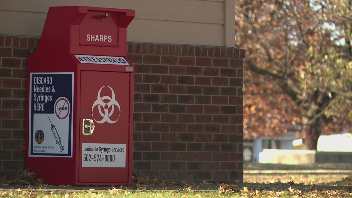 Syringe boxes installed in Louisville parks | whas11.com