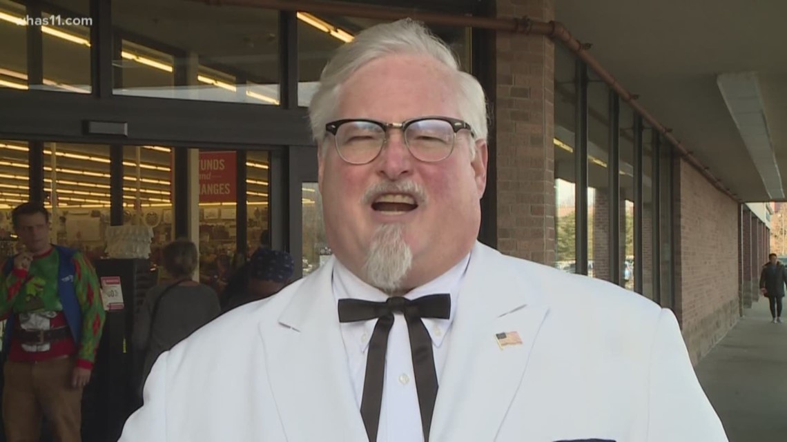 'Colonel Sanders' rings Salvation Army bell | whas11.com