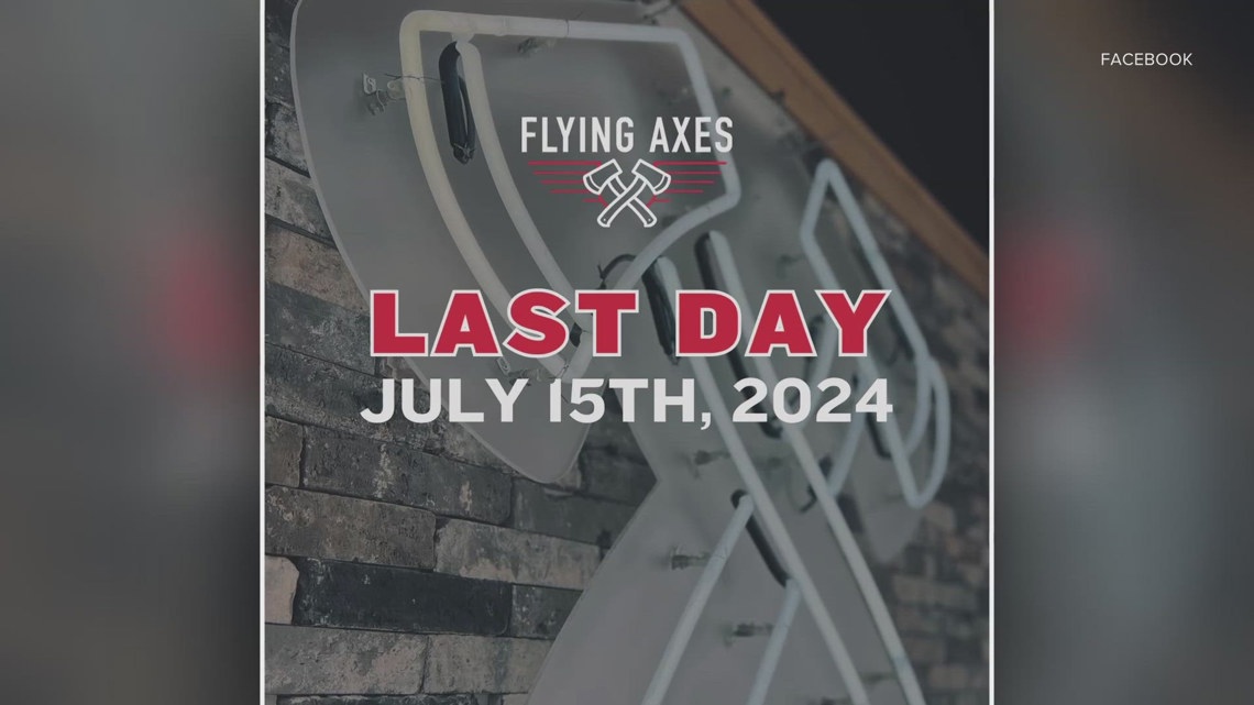 Flying Axes in Louisville is closing its doors in July | whas11.com