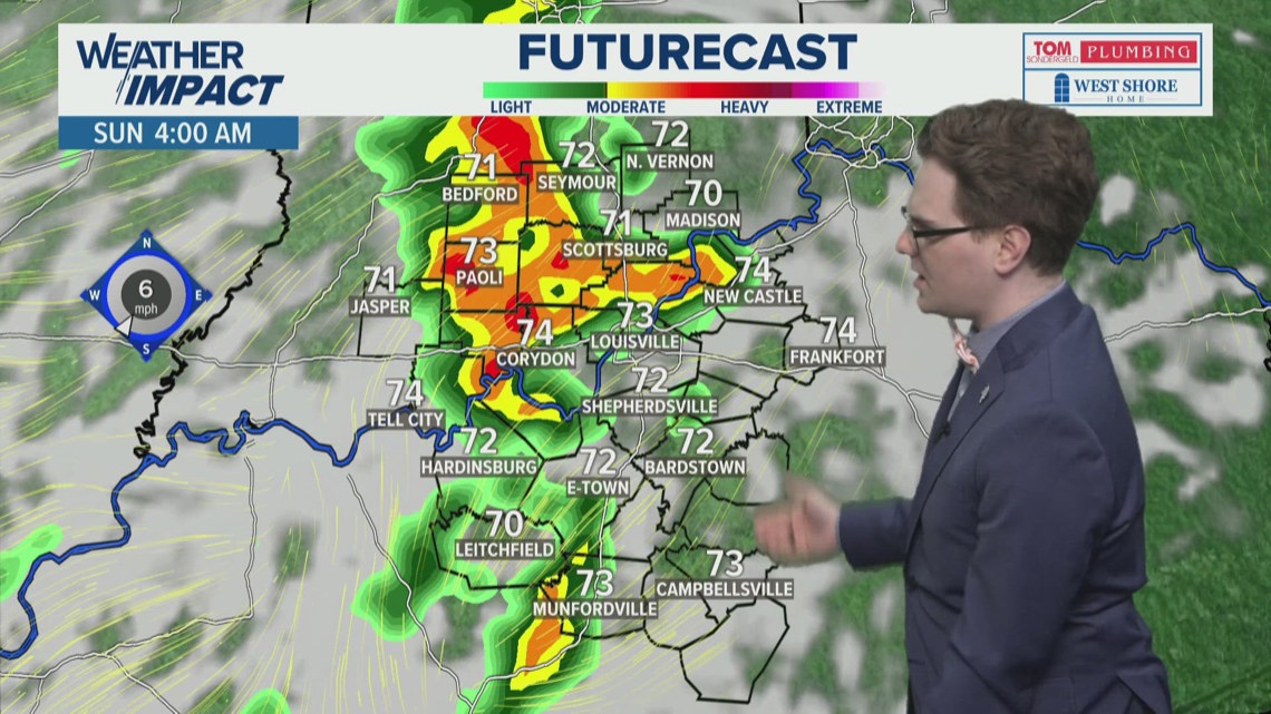 Warm and dry Saturday before rain Sunday morning | WHAS11 Weather ...