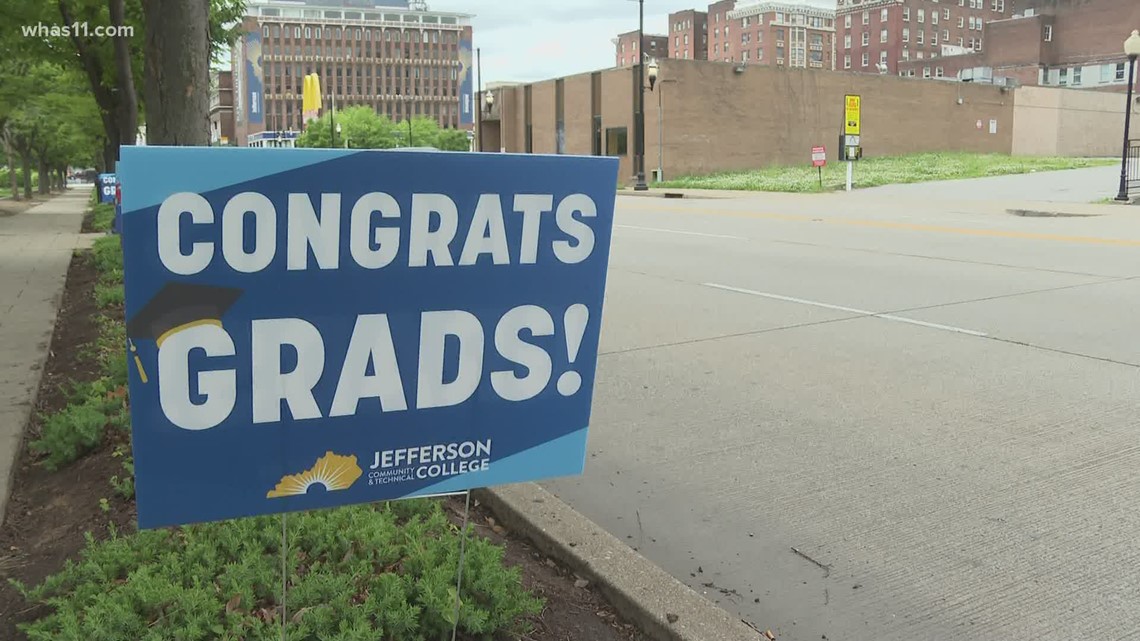 JCTC drive-thru graduation for Class of 2020 | whas11.com