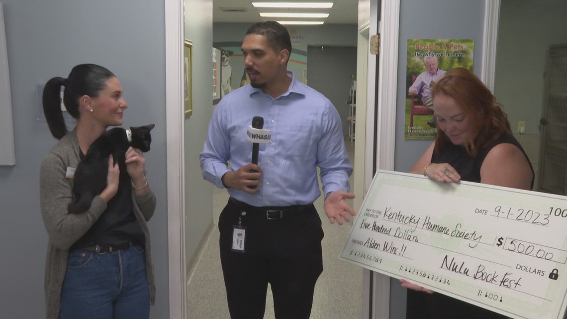 WHAS11's Alden German makes big donation to Kentucky Humane Society ...